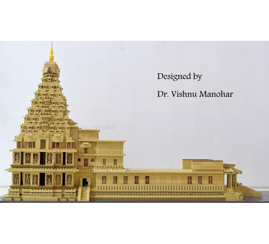 LEGO MOC Tanjore Brihadeeswara temple by Dr. Vishnu Manohar ...