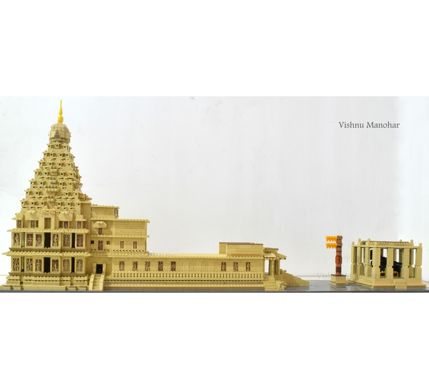 LEGO MOC Tanjore Brihadeeswara temple by Dr. Vishnu Manohar ...