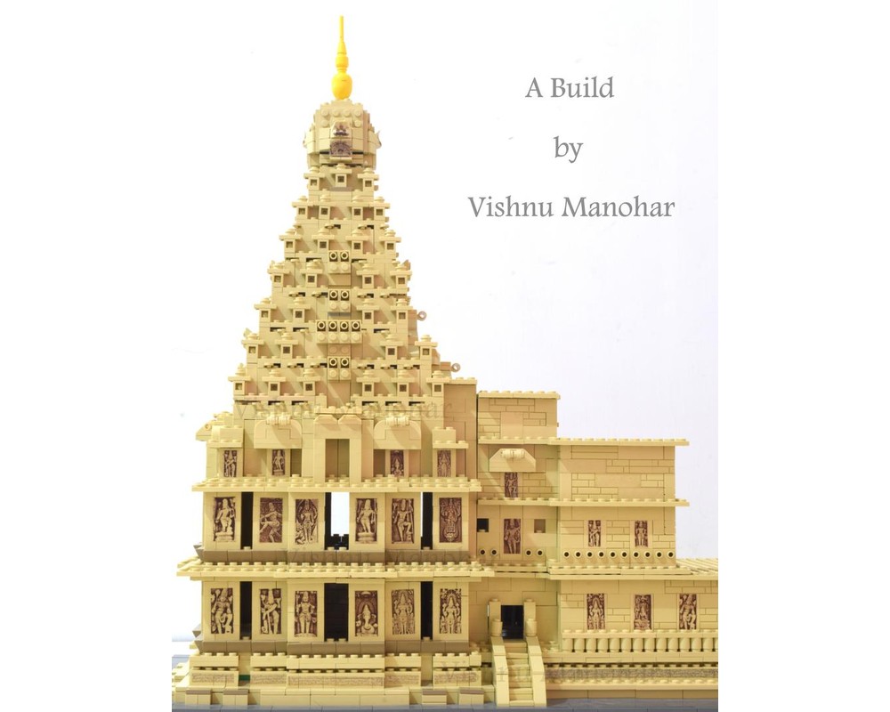 LEGO MOC Tanjore Brihadeeswara temple by Dr. Vishnu Manohar ...