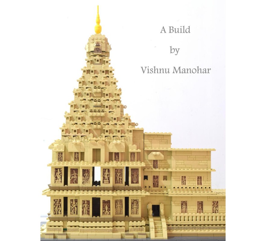 LEGO MOC Tanjore Brihadeeswara temple by Dr. Vishnu Manohar ...