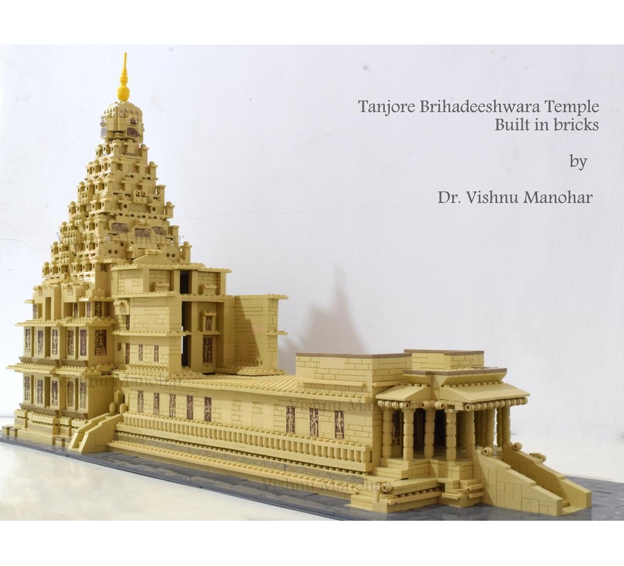 LEGO MOC Tanjore Brihadeeswara temple by Dr. Vishnu Manohar ...