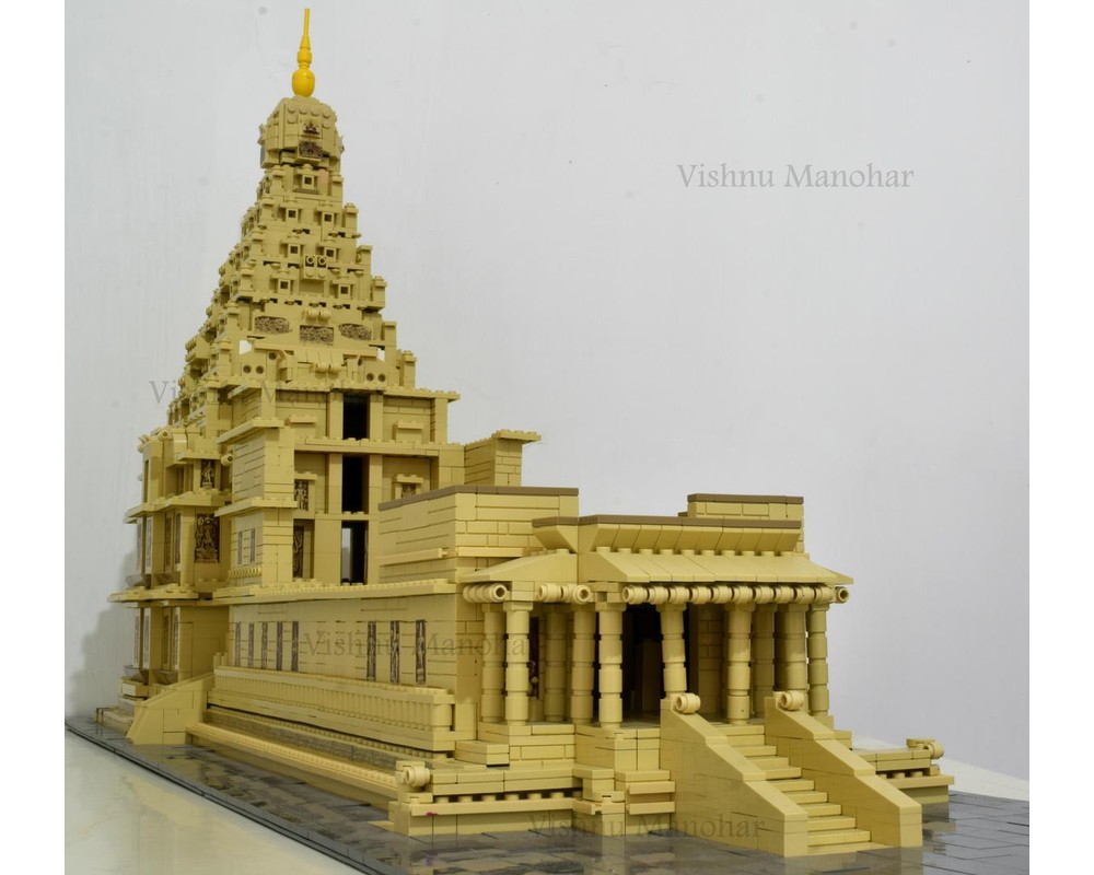 LEGO MOC Tanjore Brihadeeswara temple by Dr. Vishnu Manohar ...