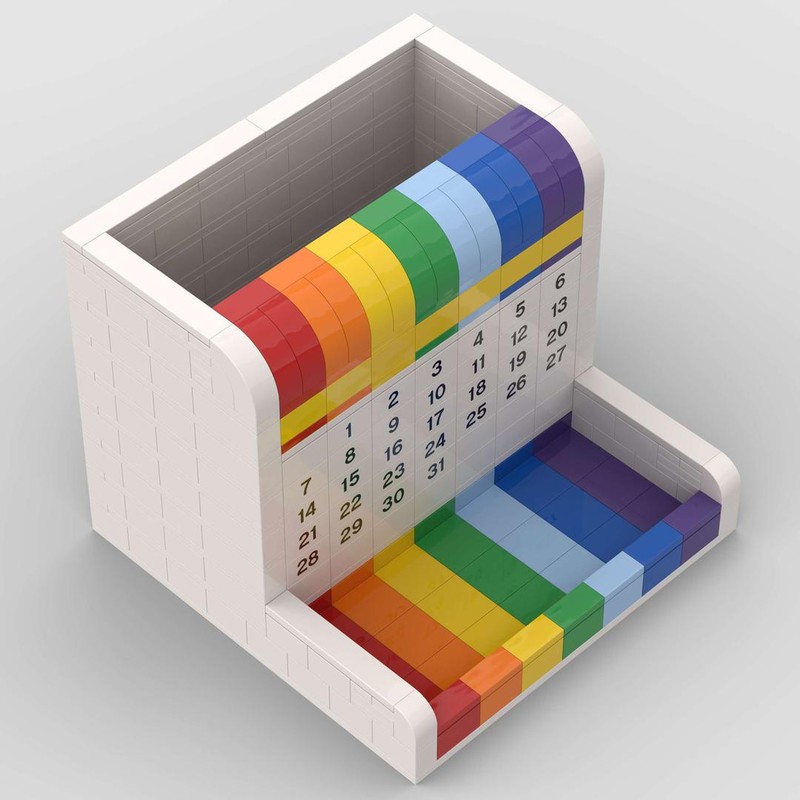 LEGO MOC Everyday is Awesome - Calendar and Pen Container by uminuo ...