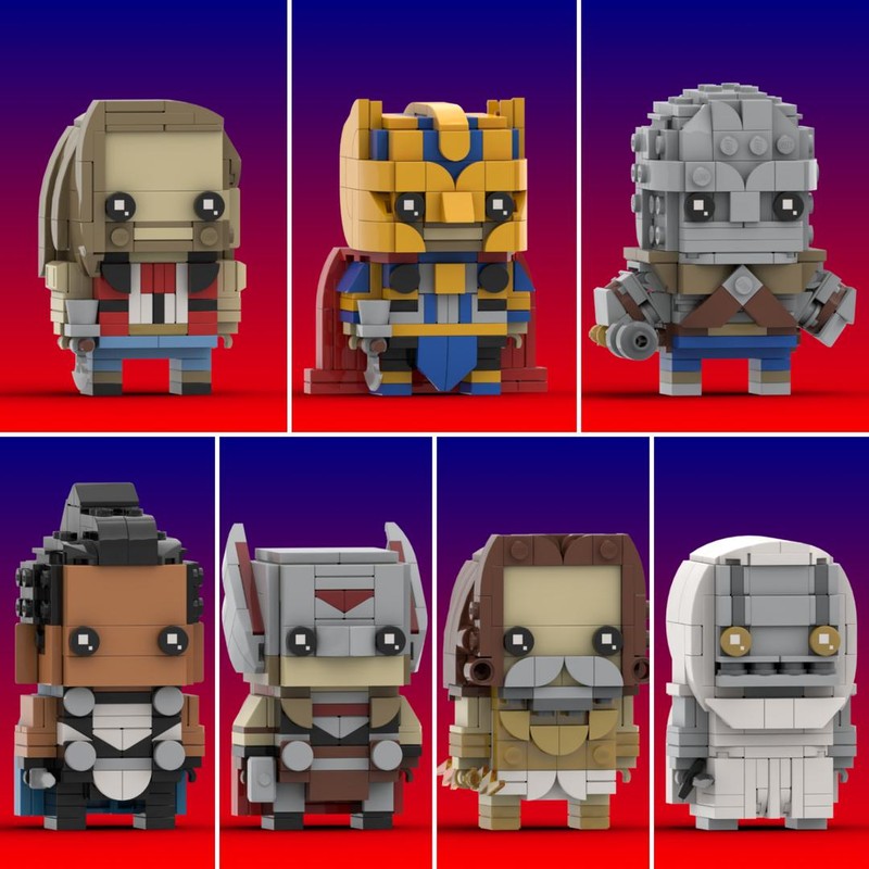 LEGO MOC Thor: Love and Thunder Brickheadz Collection by DrBrickheadz ...