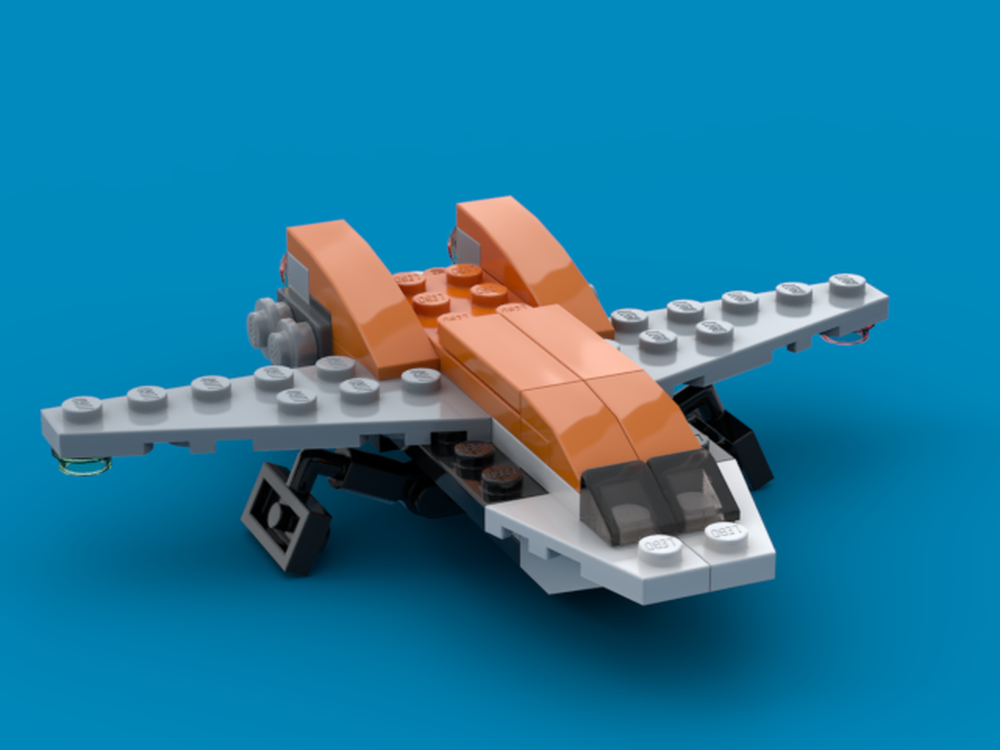 LEGO MOC SPACESHIP by Le1nounours | Rebrickable - Build with LEGO