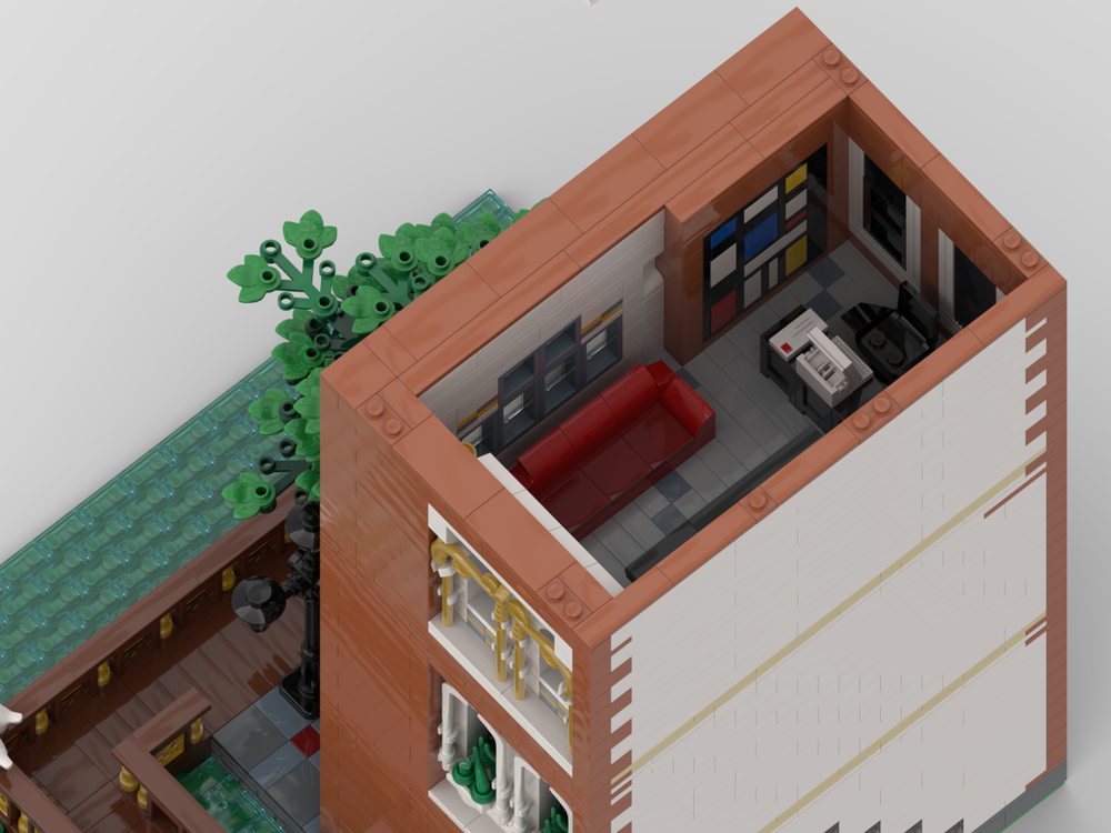 LEGO MOC Art Gallery in Venice by Cvanhulle | Rebrickable - Build with LEGO