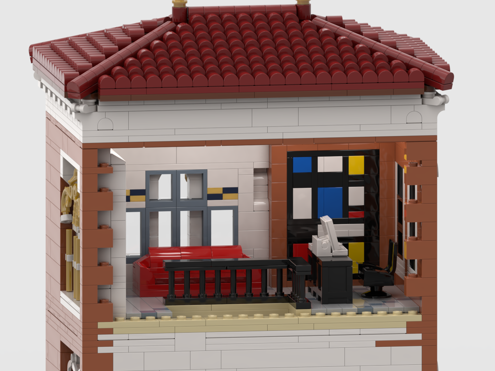 LEGO MOC Art Gallery in Venice by Cvanhulle | Rebrickable - Build with LEGO