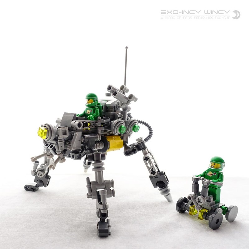 Lego Moc Exo Incy Wincy By Dvdliu Rebrickable Build With Lego
