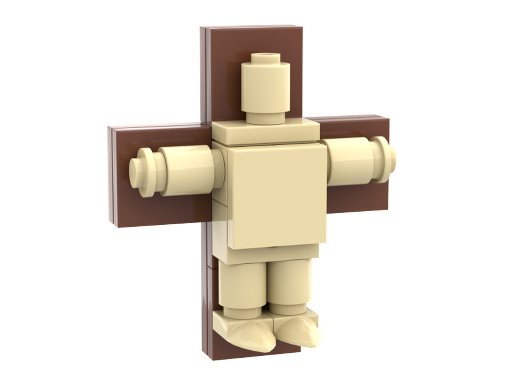 LEGO MOC Kruzifix / Crucifix by eisi77 | Rebrickable - Build with LEGO