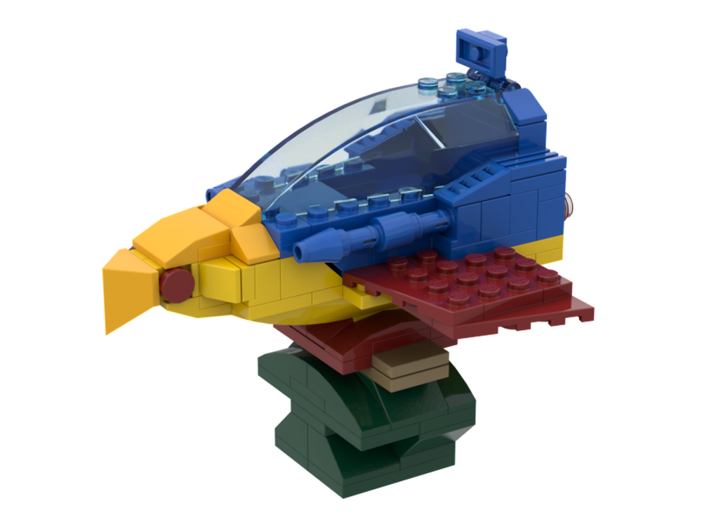 Lego Moc Talon Fighter By Flashbackbricks Rebrickable Build With Lego