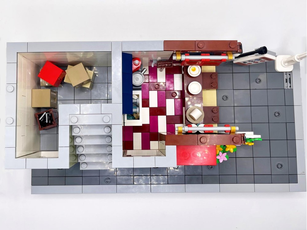LEGO MOC Downtown Noodle Shop, Apartment, & Rooftop Garden by ...