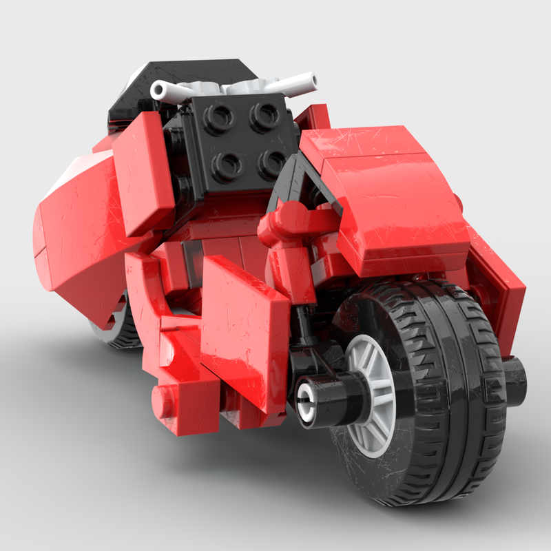 LEGO MOC AKIRA Bike alternate build for LEGO Vespa 40517 by Mechabricks ...