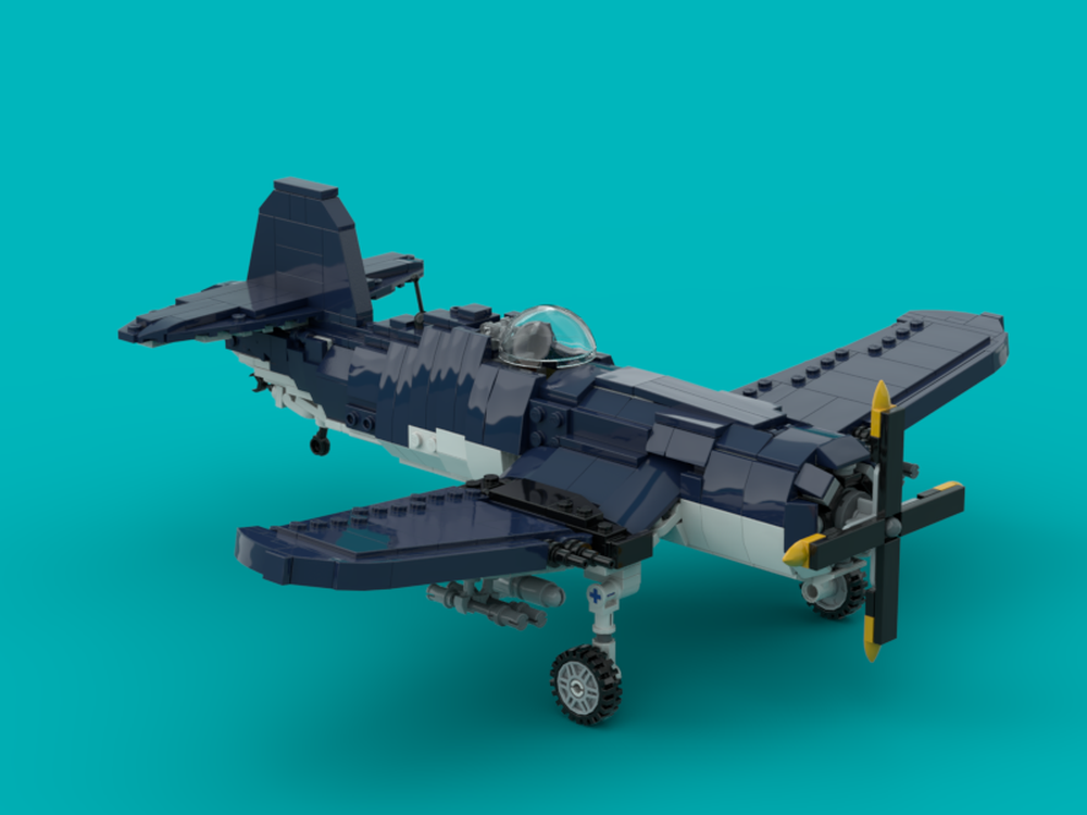 LEGO MOC F4U-4B Corsair by Brick Built Designs | Rebrickable - Build ...