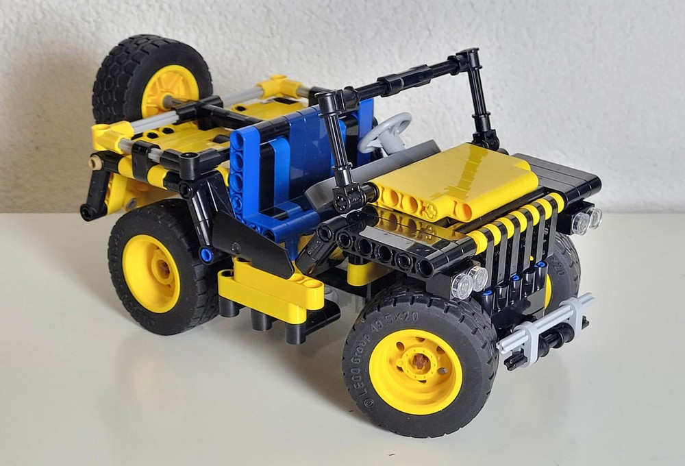 LEGO MOC Small Jeep by DrPhil | Rebrickable - Build with LEGO