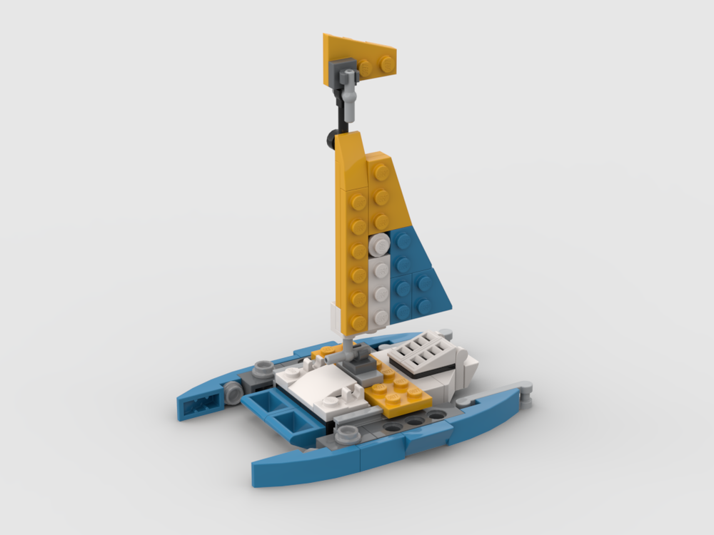 LEGO MOC 31072 - Catamaran by KlintIsztvud | Rebrickable - Build with LEGO