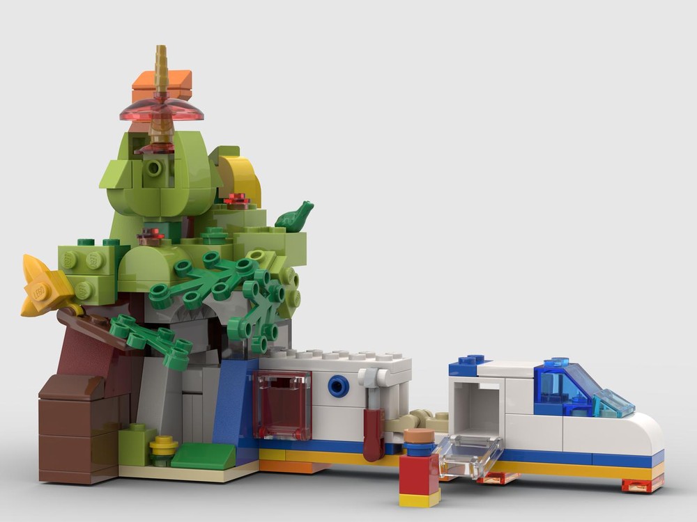 LEGO MOC 11013-Travelling by train by lamlegos | Rebrickable - Build ...