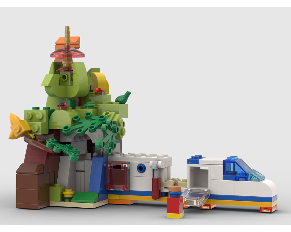 LEGO MOC 11013-Travelling by train by lamlegos | Rebrickable - Build ...