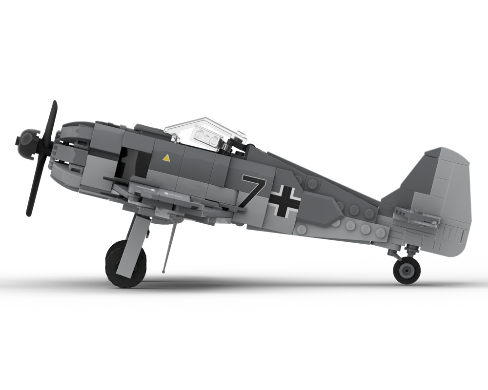 LEGO MOC Focke-Wulf Fw 190 A-8 by model hangar | Rebrickable - Build ...