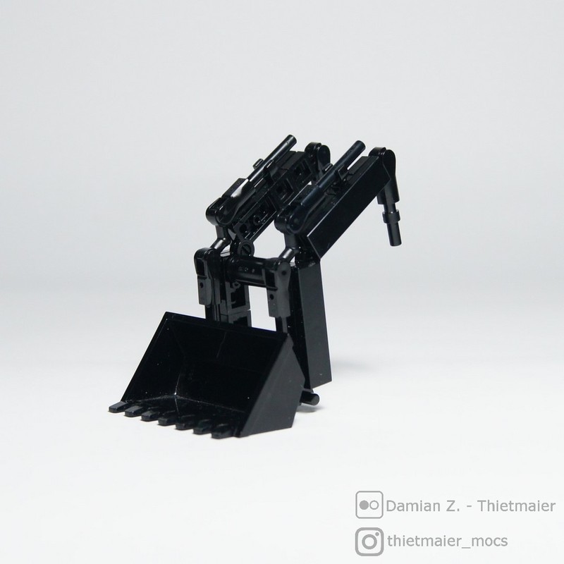 LEGO MOC Front Loader with attachments by thietmaier_mocs | Rebrickable ...