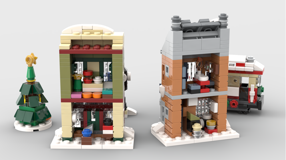 LEGO MOC Mini 10308 Holiday Main Street by christromans | Rebrickable ...