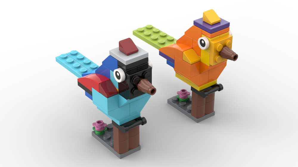 LEGO MOC 10695 Birds by Lenarex | Rebrickable - Build with LEGO