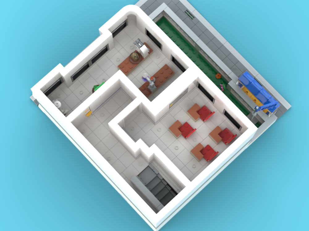 Lego Moc School By The Lego Master Rebrickable Build With Lego