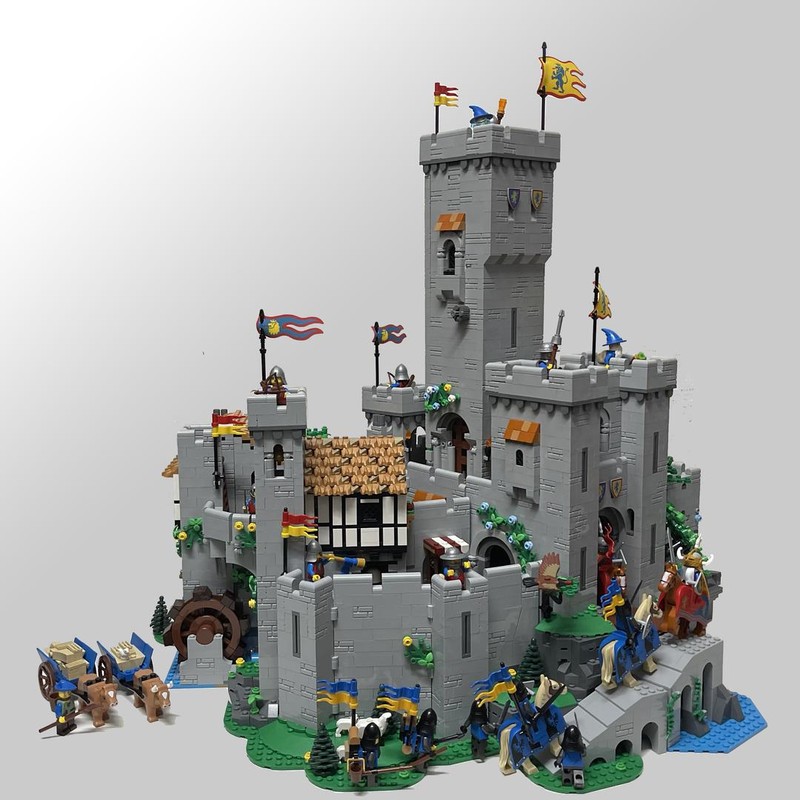 LEGO MOC Lion Knight's Castle Expansion (2 x 10305) by anderson_brick ...
