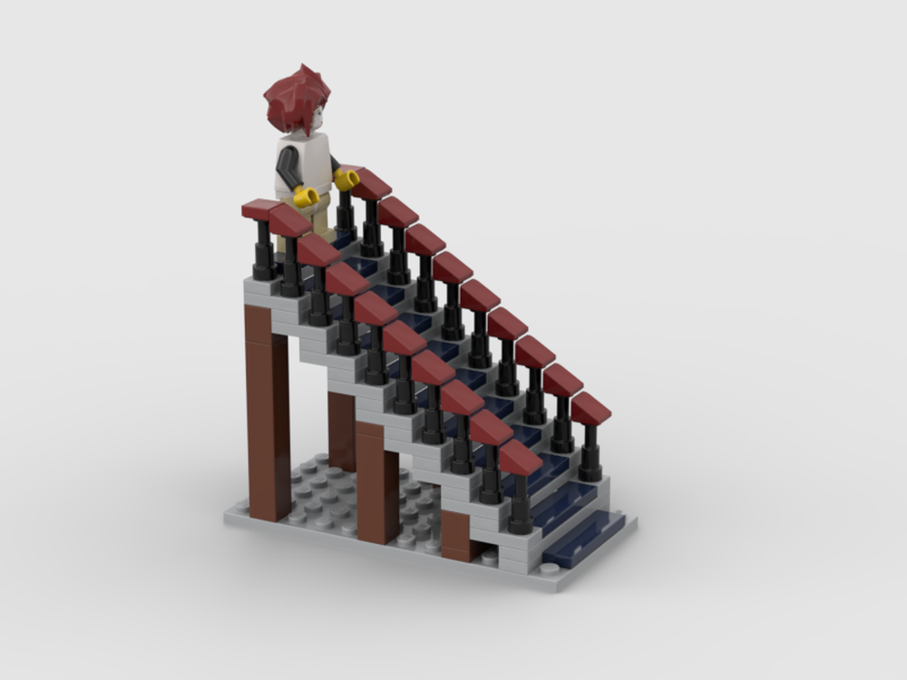 Lego Moc Stairs Simple By Wilkio48 Rebrickable Build With Lego