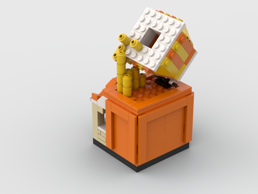 LEGO MOC Popcorn Stall - RCT2 - Reuploaded by limeoz46 | Rebrickable ...