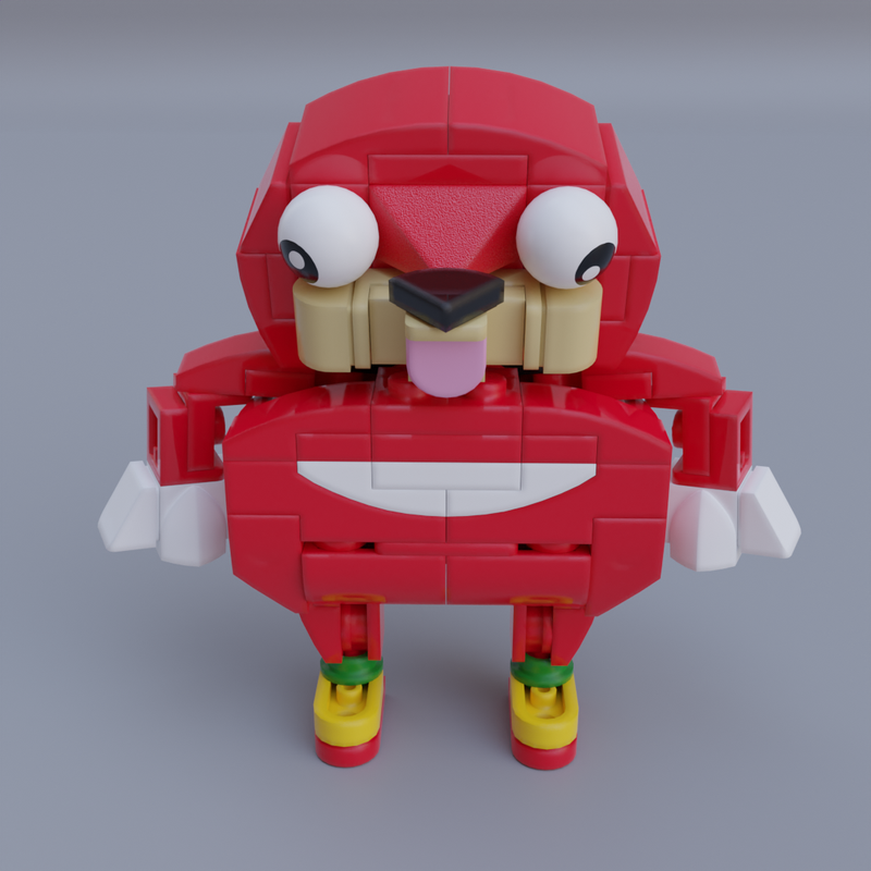 LEGO MOC Knuckles by Alex_Qwerty | Rebrickable - Build with LEGO
