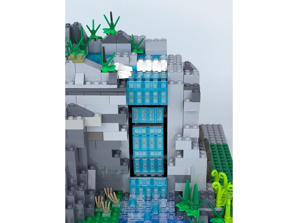 LEGO MOC Working Waterfall Using Technic Tread 3873/15379 by ...