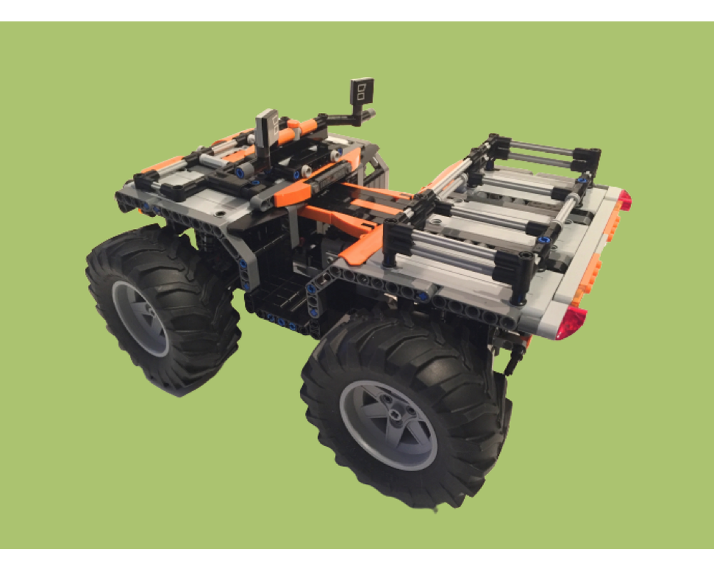 Lego Moc Mega Quad Bike By Weegordon Rebrickable Build With Lego