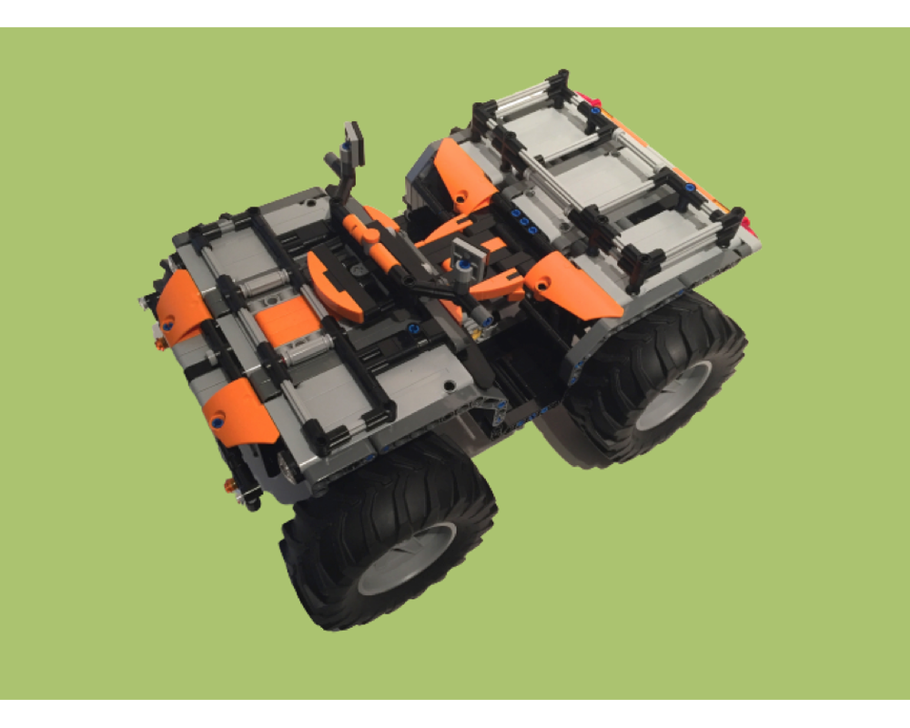 Lego Moc Mega Quad Bike By Weegordon Rebrickable Build With Lego
