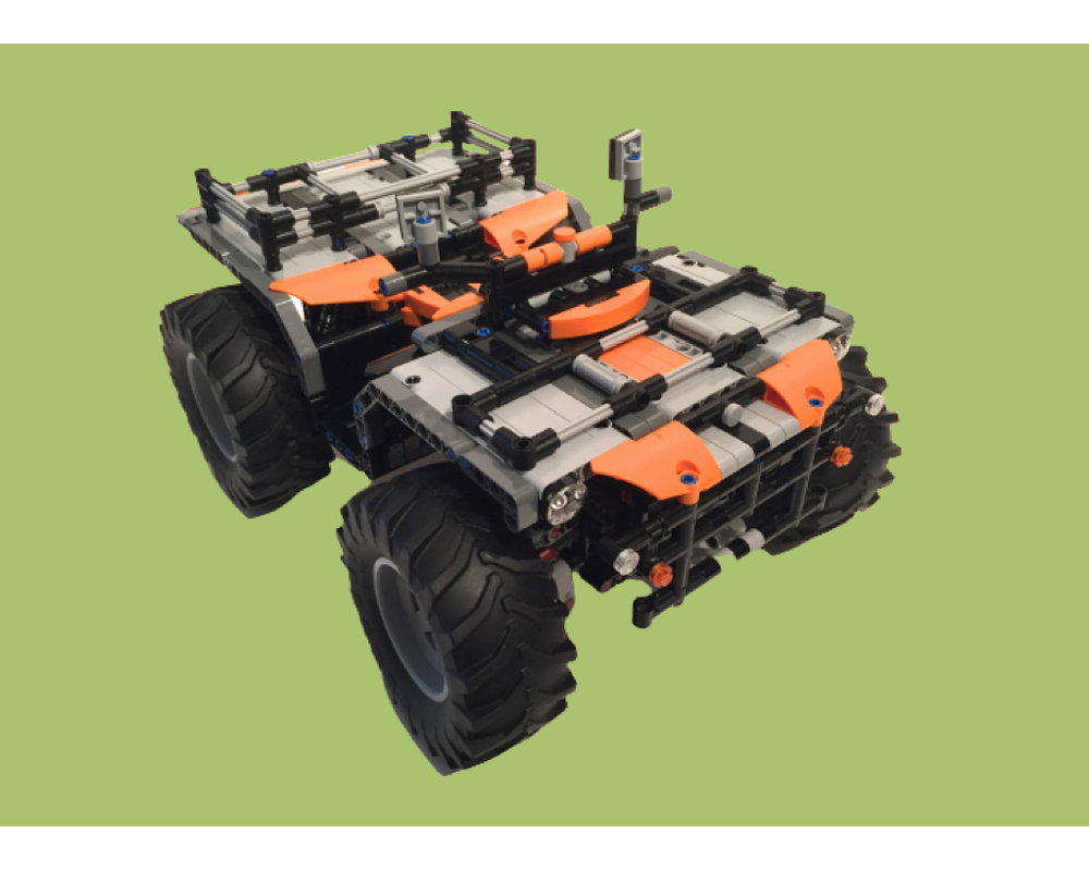 Lego Moc Mega Quad Bike By Weegordon Rebrickable Build With Lego