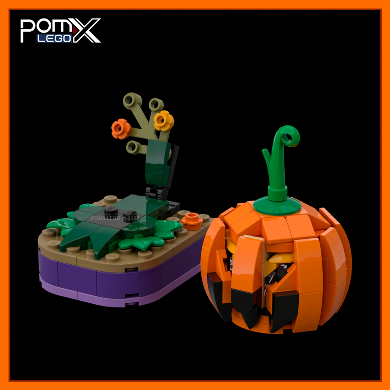 LEGO MOC-124499 Lighted Halloween Pumpkin Type A (2022) by pomx ...