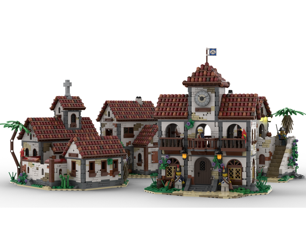 Lego Moc Pirates Town Bundle Part A By Legatoflegion Rebrickable