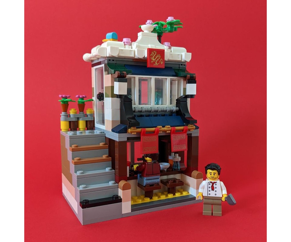 LEGO MOC Japanese Restaurant Modular by Kini Bricks | Rebrickable ...