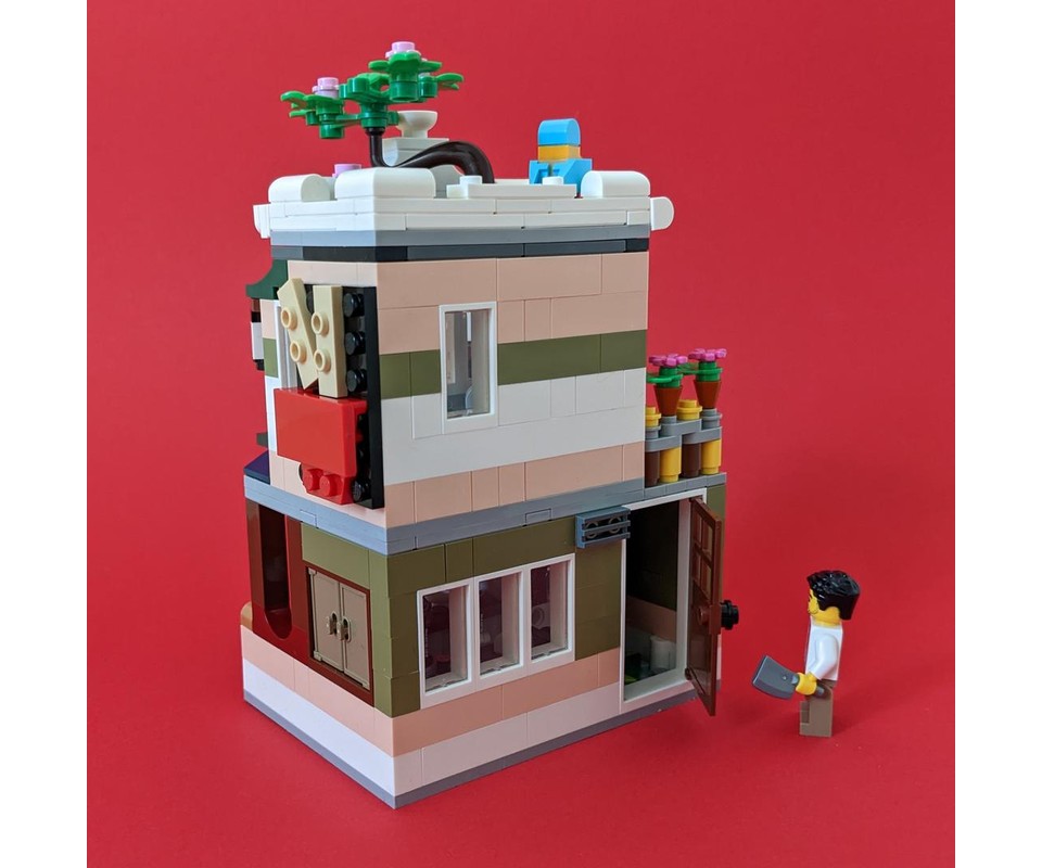 LEGO MOC Japanese Restaurant Modular by Kini Bricks | Rebrickable ...