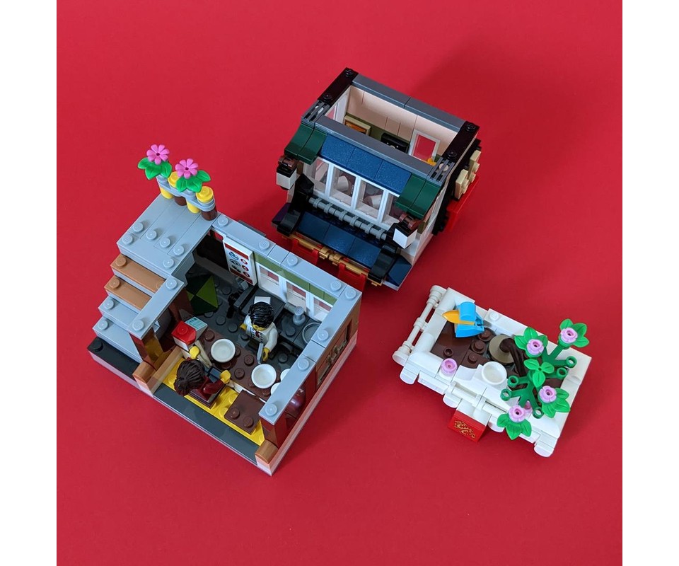 LEGO MOC Japanese Restaurant Modular by Kini Bricks | Rebrickable ...