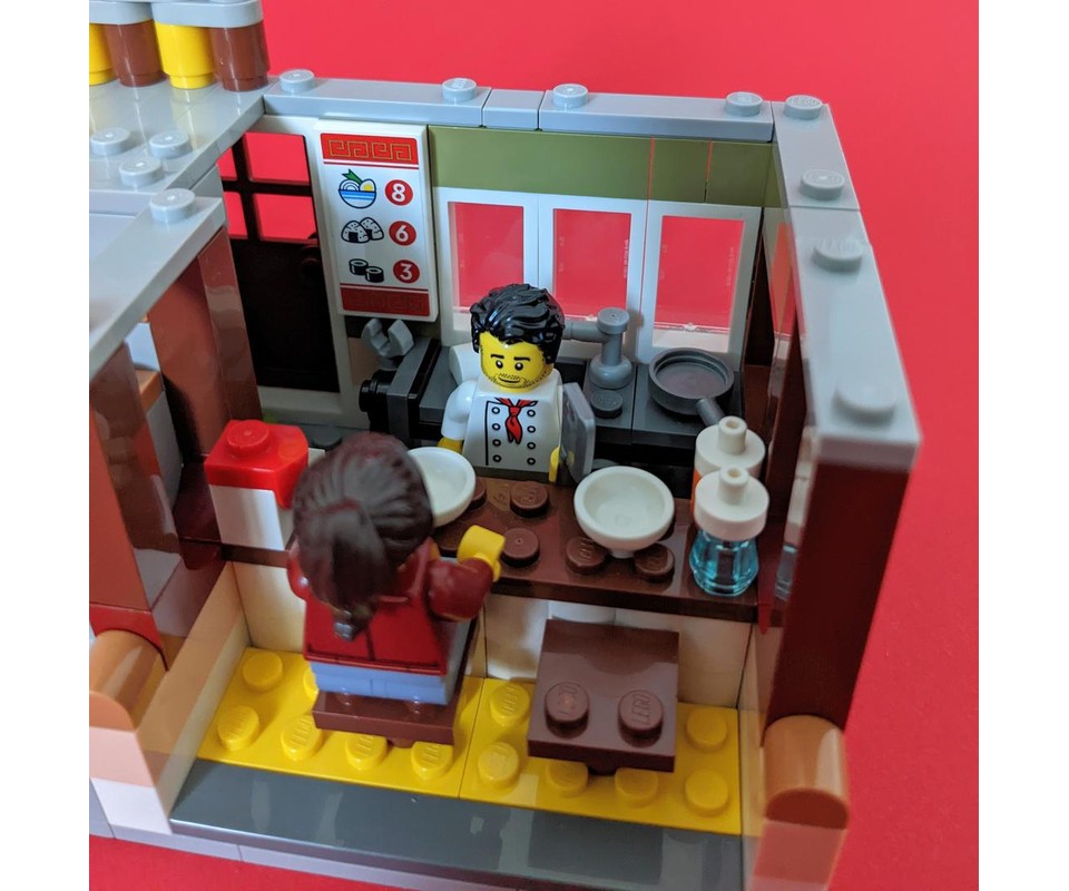 LEGO MOC Japanese Restaurant Modular by Kini Bricks | Rebrickable ...