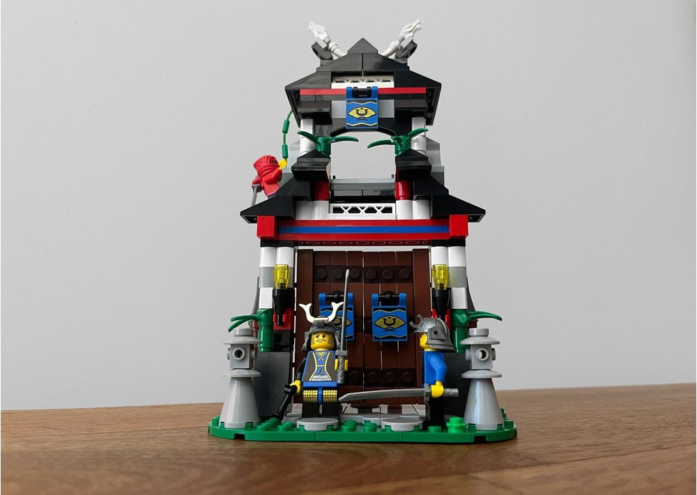 Lego Moc Samurai Stronghold Remastered By Bricktype Rebrickable