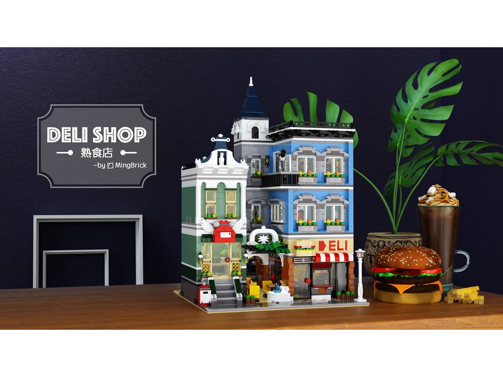 LEGO MOC Deli Shop by MingBrick | Rebrickable - Build with LEGO