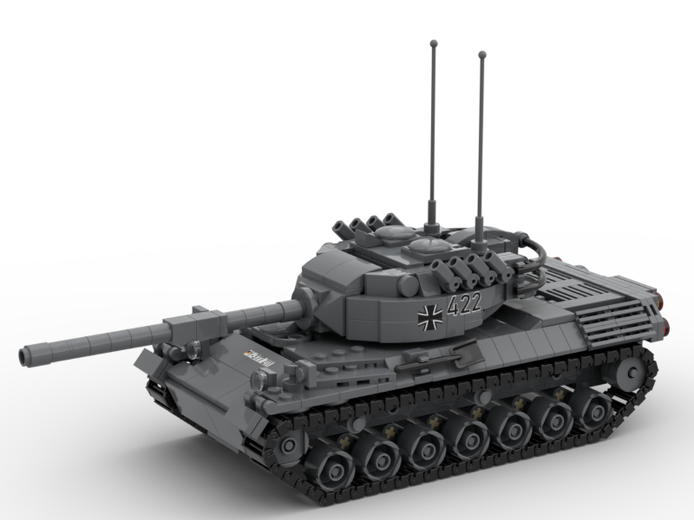 LEGO MOC-124518 Leopard 1 tank by gunsofbrickston | Rebrickable - Build ...