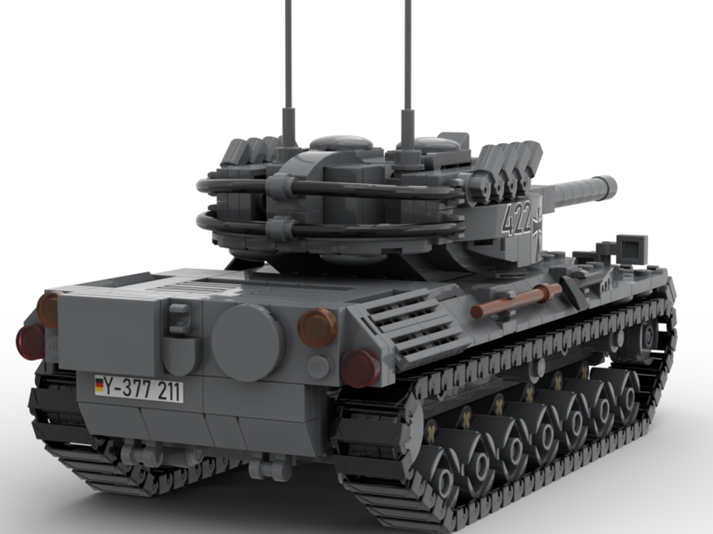 Lego Moc Leopard 1 Tank By Gunsofbrickston Rebrickable Build With Lego