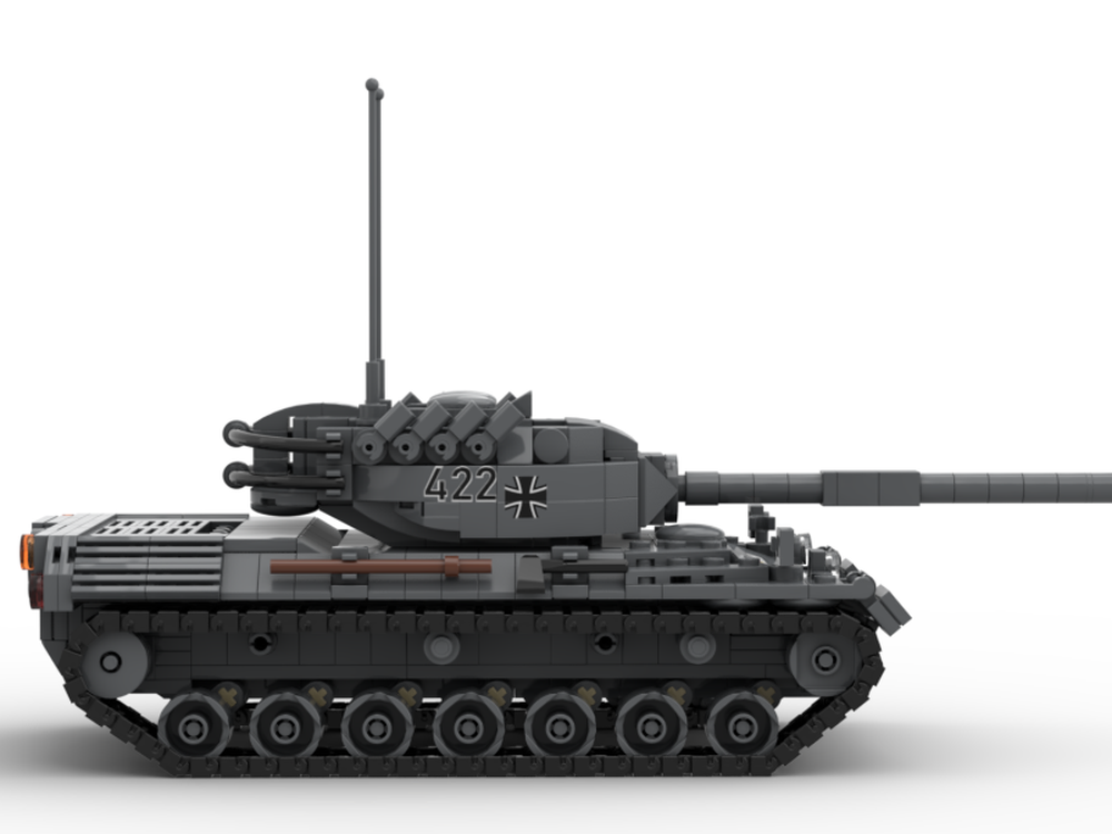 Lego Moc Leopard 1 Tank By Gunsofbrickston Rebrickable Build With Lego
