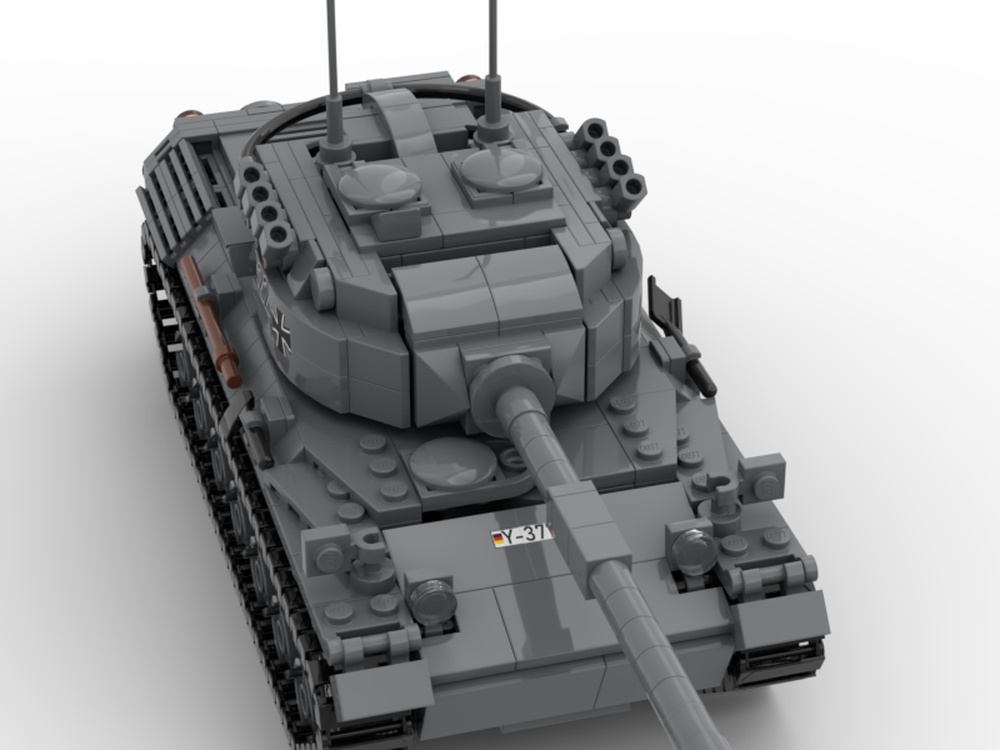 Lego Moc Leopard 1 Tank By Gunsofbrickston Rebrickable Build With Lego