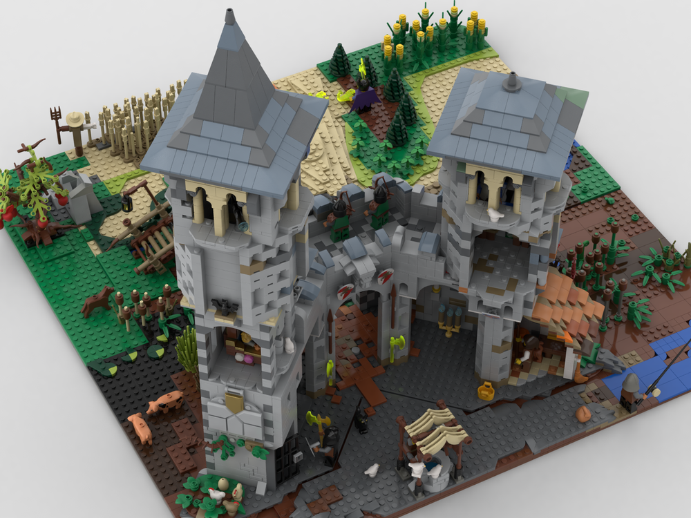 Lego Moc Castle 4 By Cvi Rebrickable Build With Lego
