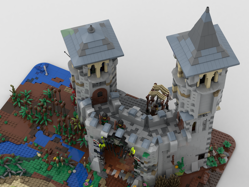 Lego Moc Castle 4 By Cvi Rebrickable Build With Lego