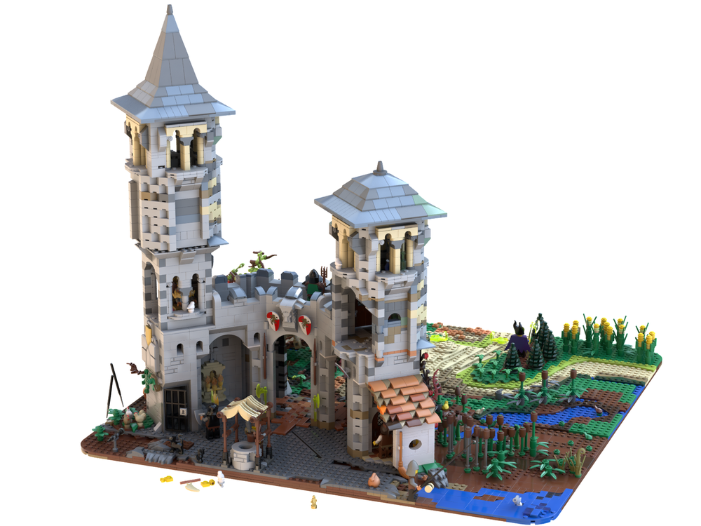Lego Moc Castle 4 By Cvi Rebrickable Build With Lego