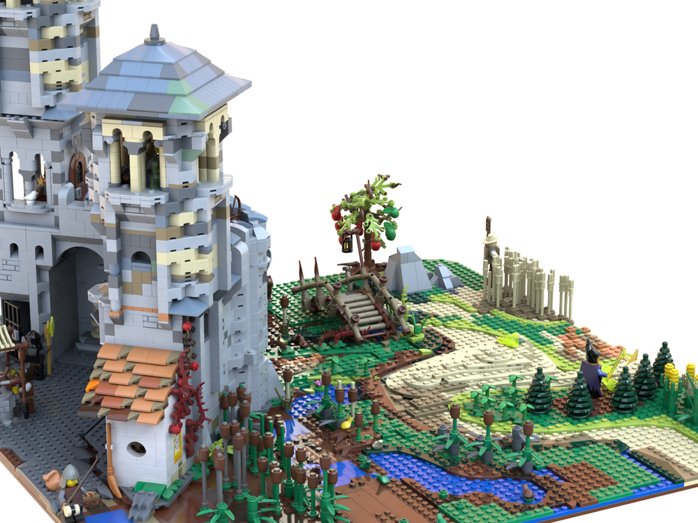 Lego Moc Castle 4 By Cvi Rebrickable Build With Lego